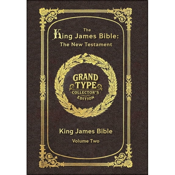 The King James Bible: The New Testament, Large Print - The King James ...