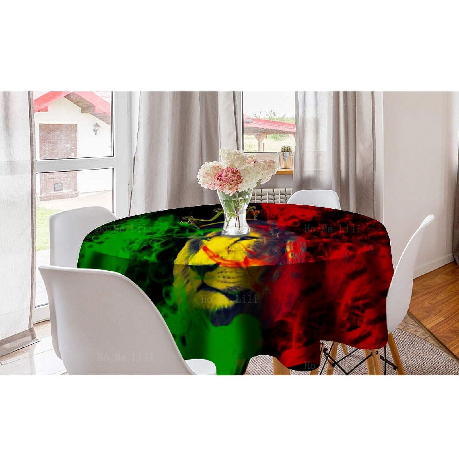 The King Of Wild Animal Idea Beautiful Giant Flame Judah Lion Wears A ...