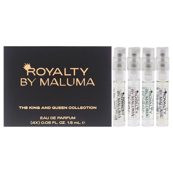 Royalty By Maluma The King and Queen Collection , 4 Pc Gift Set 0.05oz ...