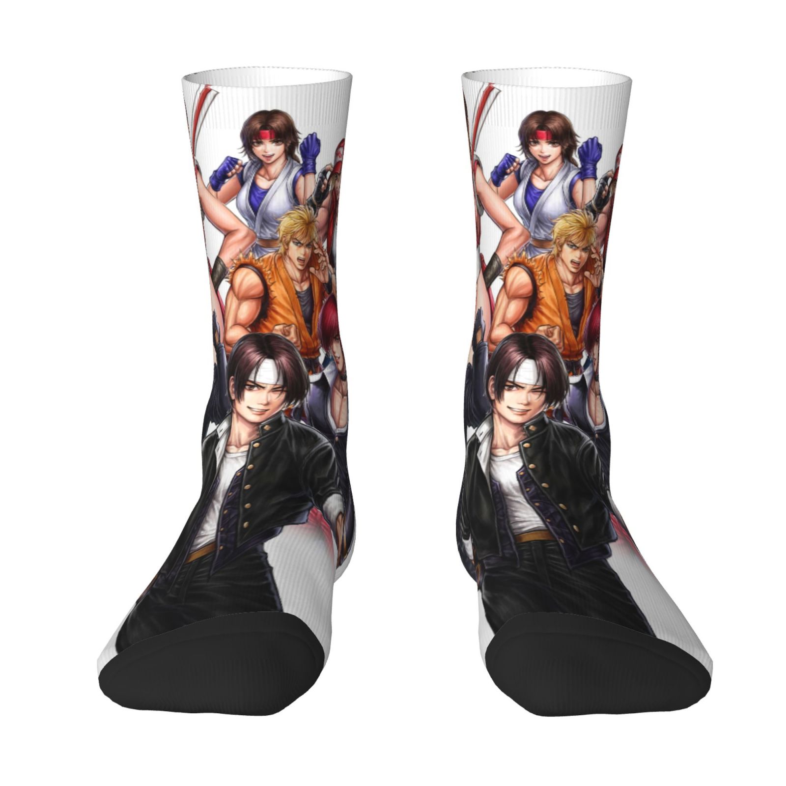The King of Fighters Socks Athletic Sport Colorful Novelty Graphic Crew ...