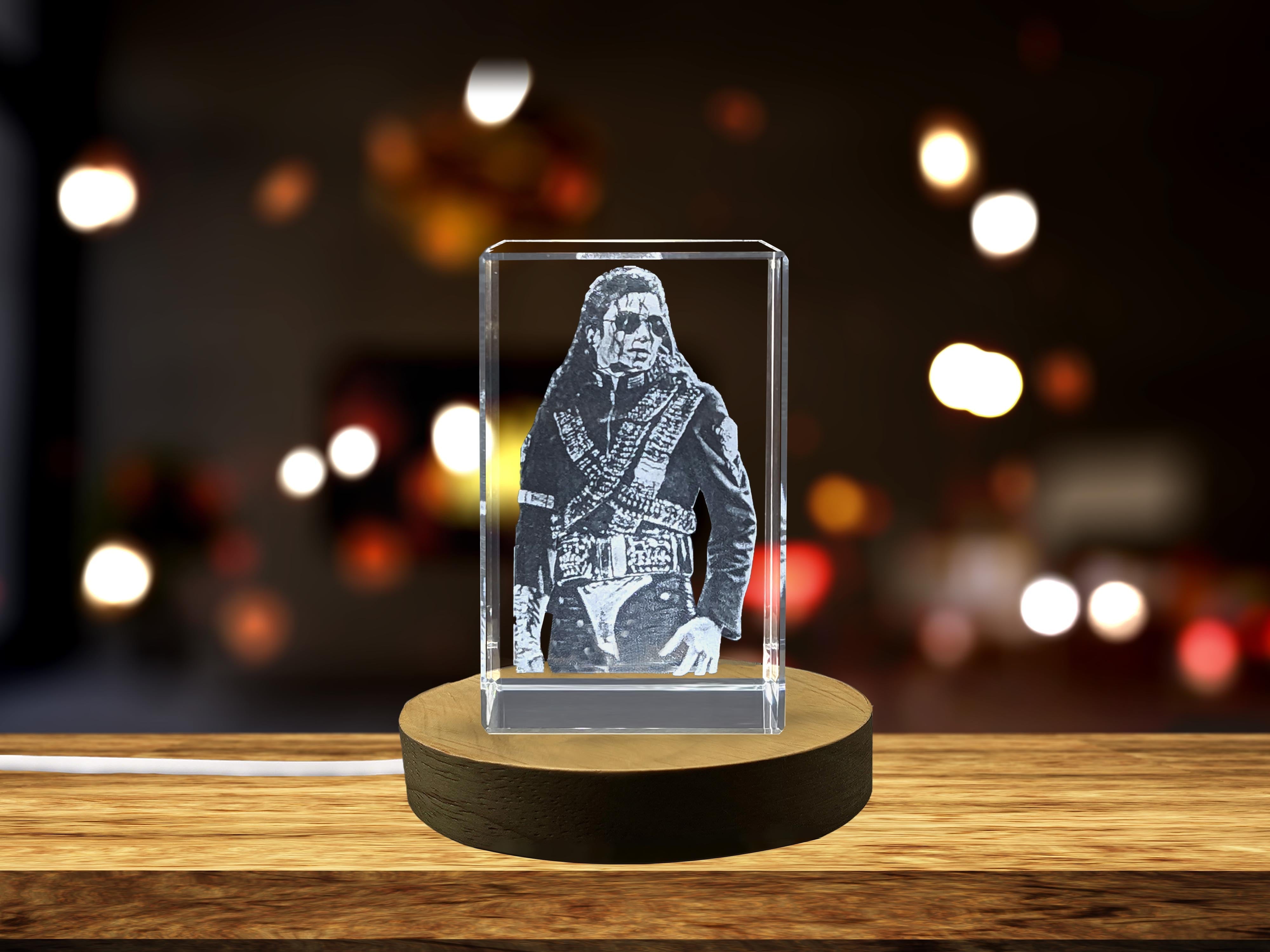The King of Pop Immortalized in Crystal - Michael Jackson - Walmart.com