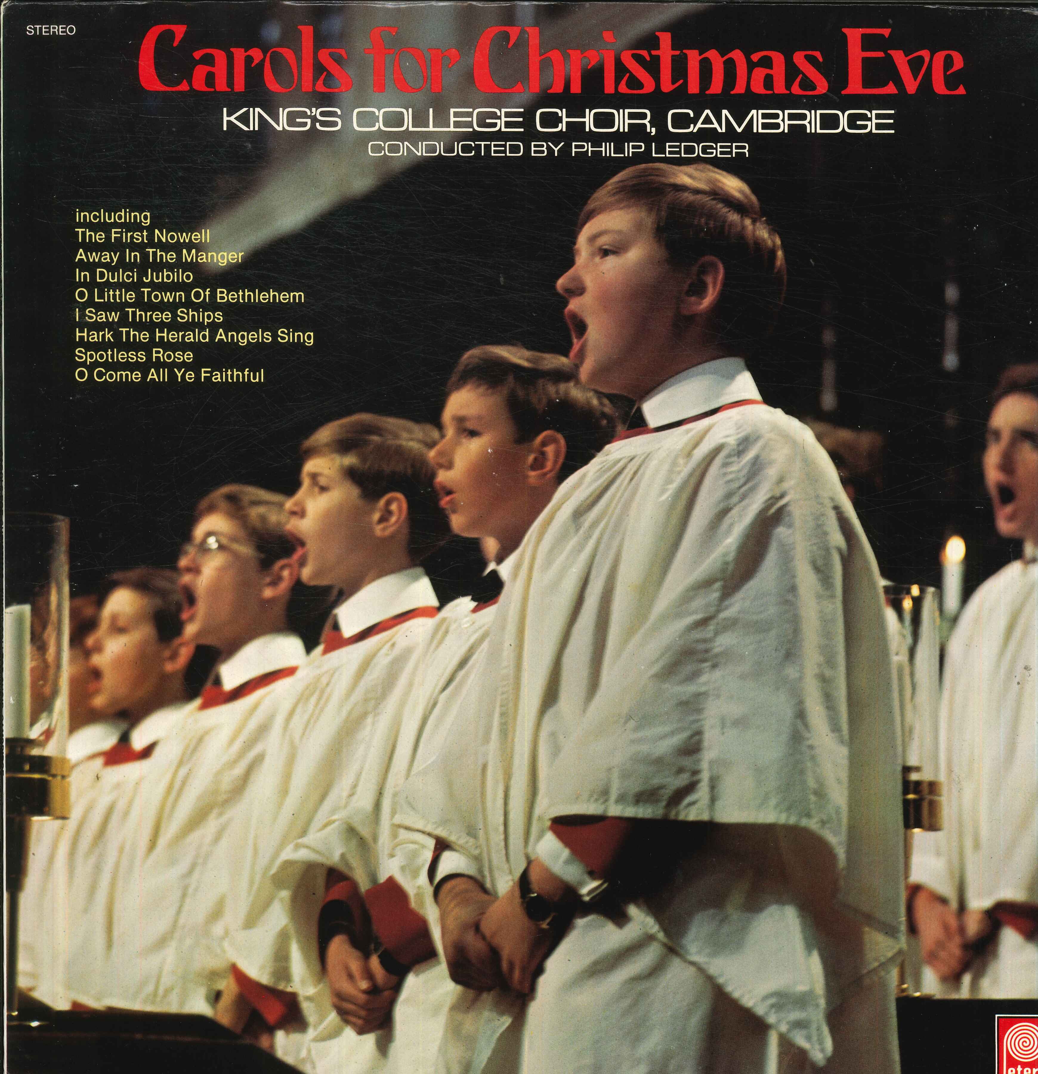 The King's College Choir Of Cambridge – Carols For Christmas Eve (Vinyl) - Walmart.com