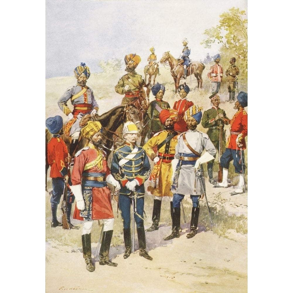 The Kings Own Regiments Of The Indian Army Who Came To The Coronation ...