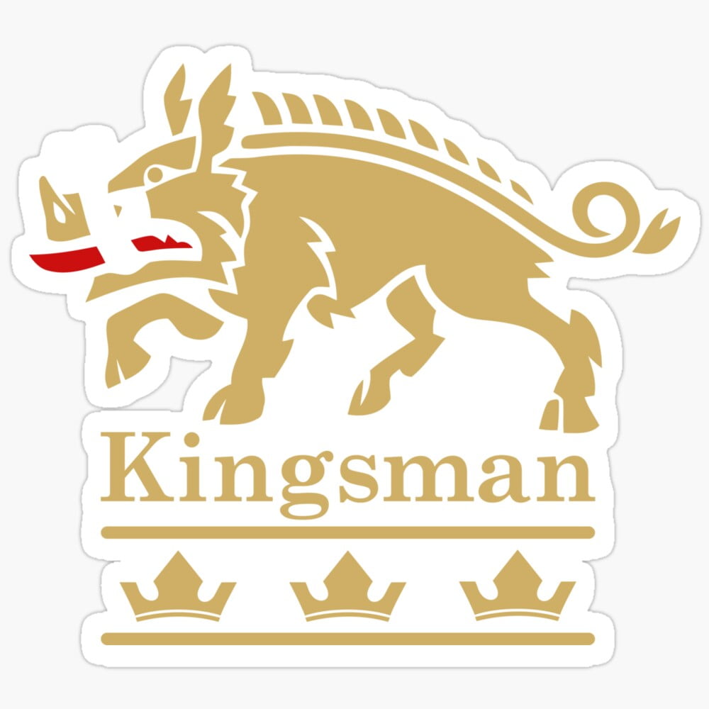 The Kingsmen Emblem Sticker Phone Decal Water Bottle Stickers Car Decals, Laptop Sticker ...