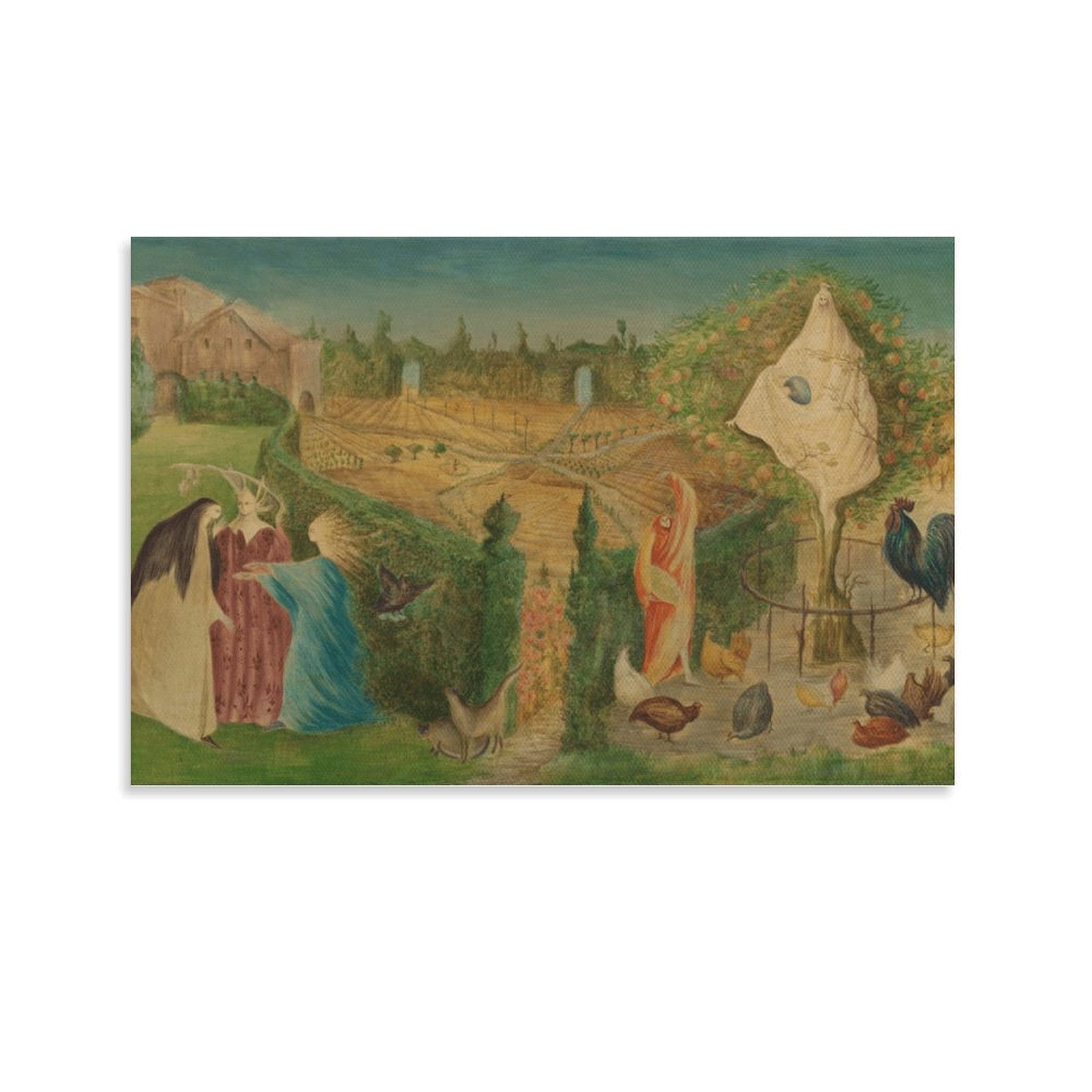 The Kitchen Garden on The Eyot 1946 by Leonora Carrington Painting ...