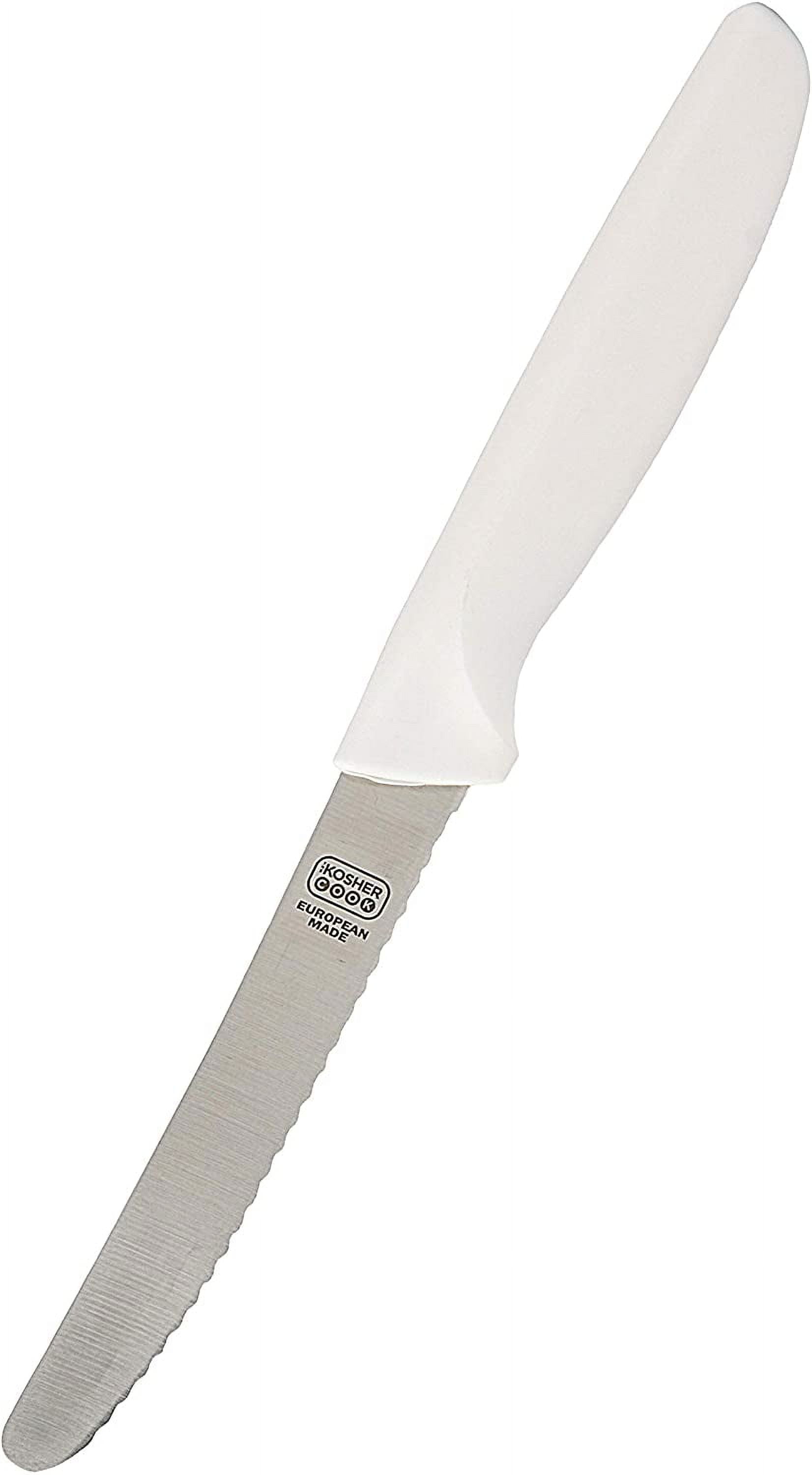 The Kosher Cook, 4.5 Inch German Steel Steak Knives - White - Walmart.com