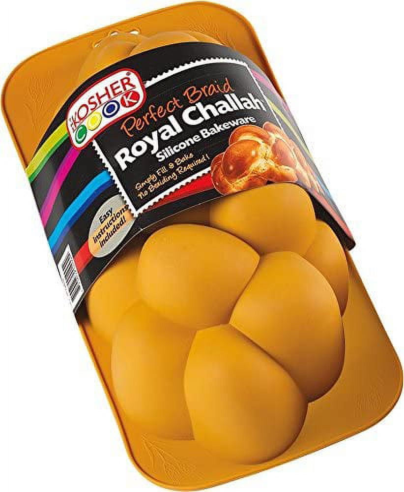 Silicone Braided Challah Pan - Perfect Challah Bread Braid Baking Mold ...