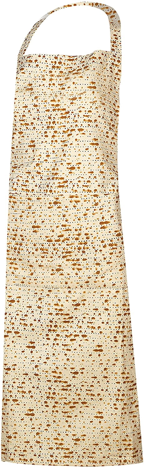 The Kosher Cook, Passover Seder Pesach Matzah Design Kitchen Apron ...