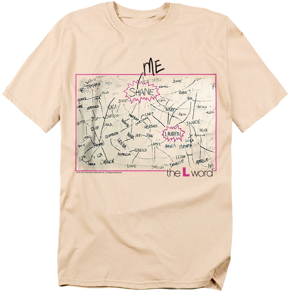The L Word T-Shirt Chart Unisex Graphic Tee For Men & Women - Walmart.com