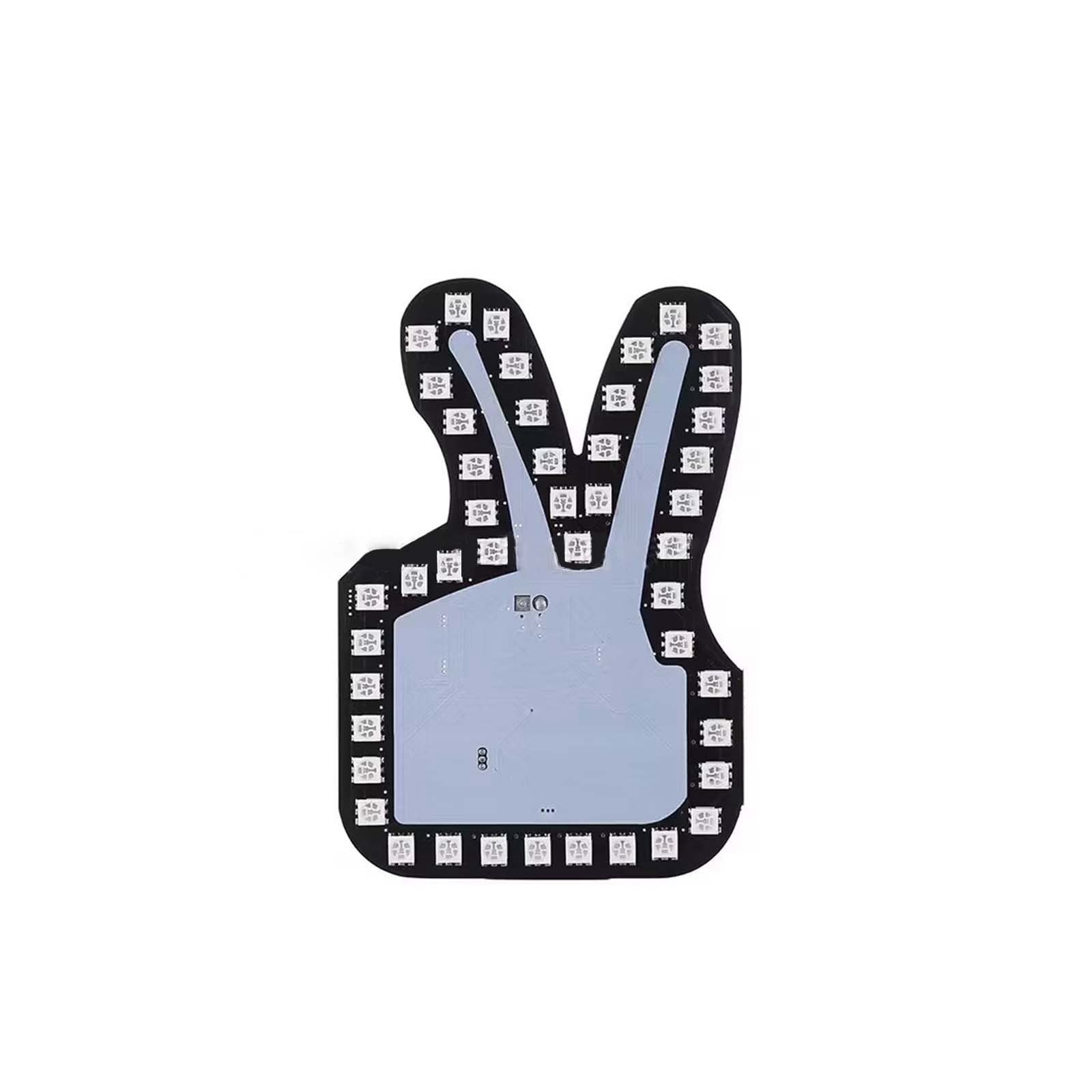 The LED Hand Sign USB Colorful Remote Control Emotion Light Gesture ...