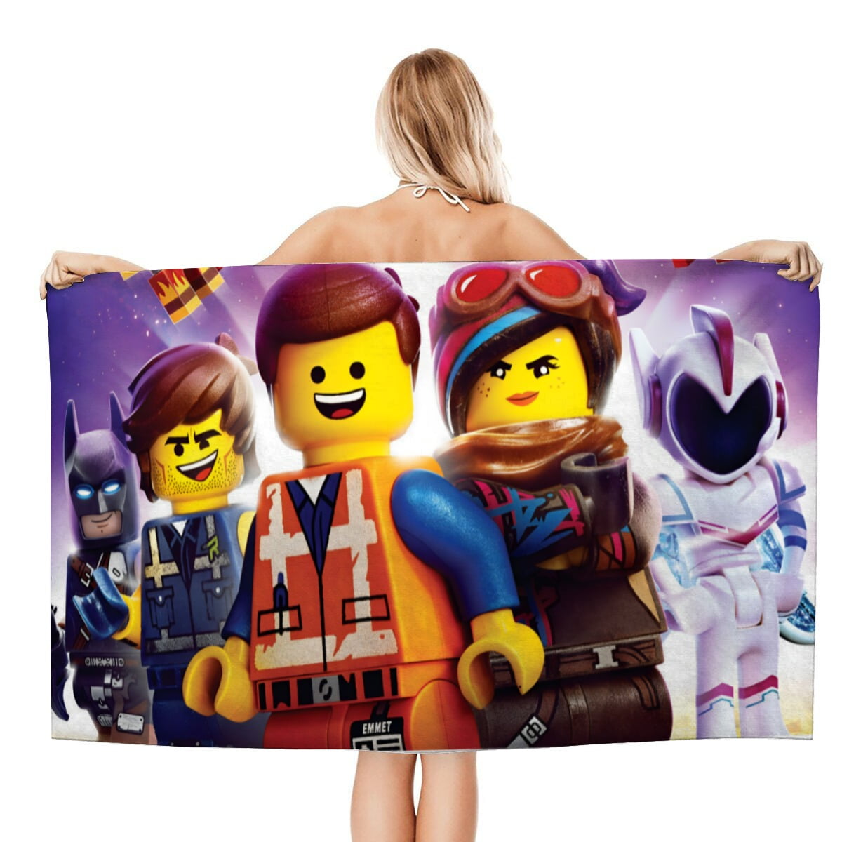 The LEGO Movie Gifts Beach Towel for Women Girl Birthday Inspired Fan ...