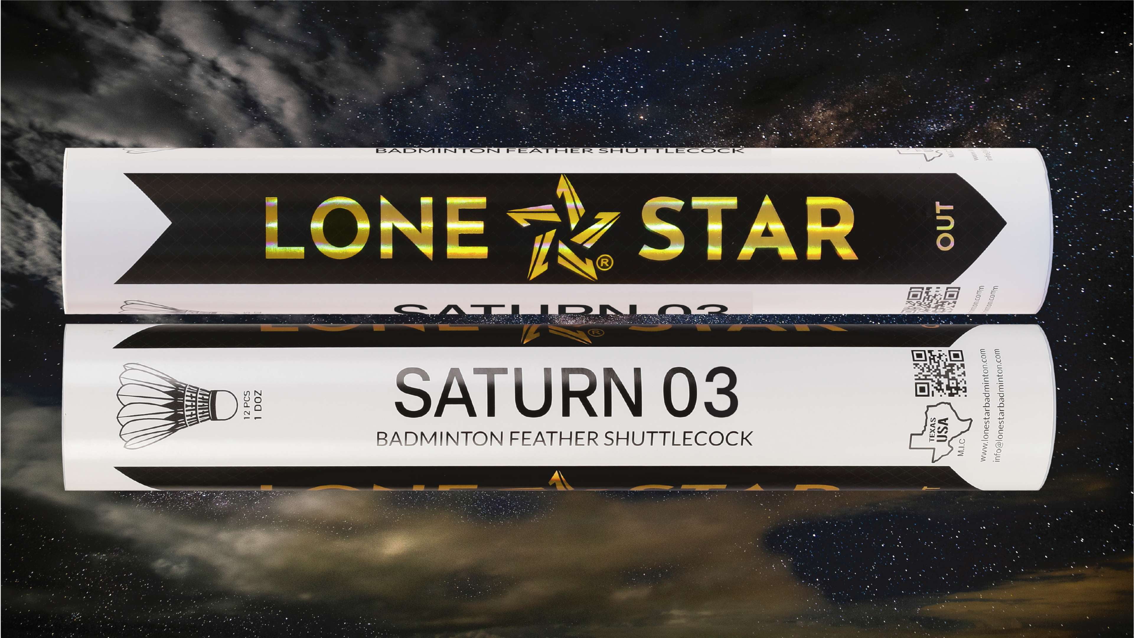 The LONE STAR Feather Shuttlecock - SATURN 03 - Walmart.com