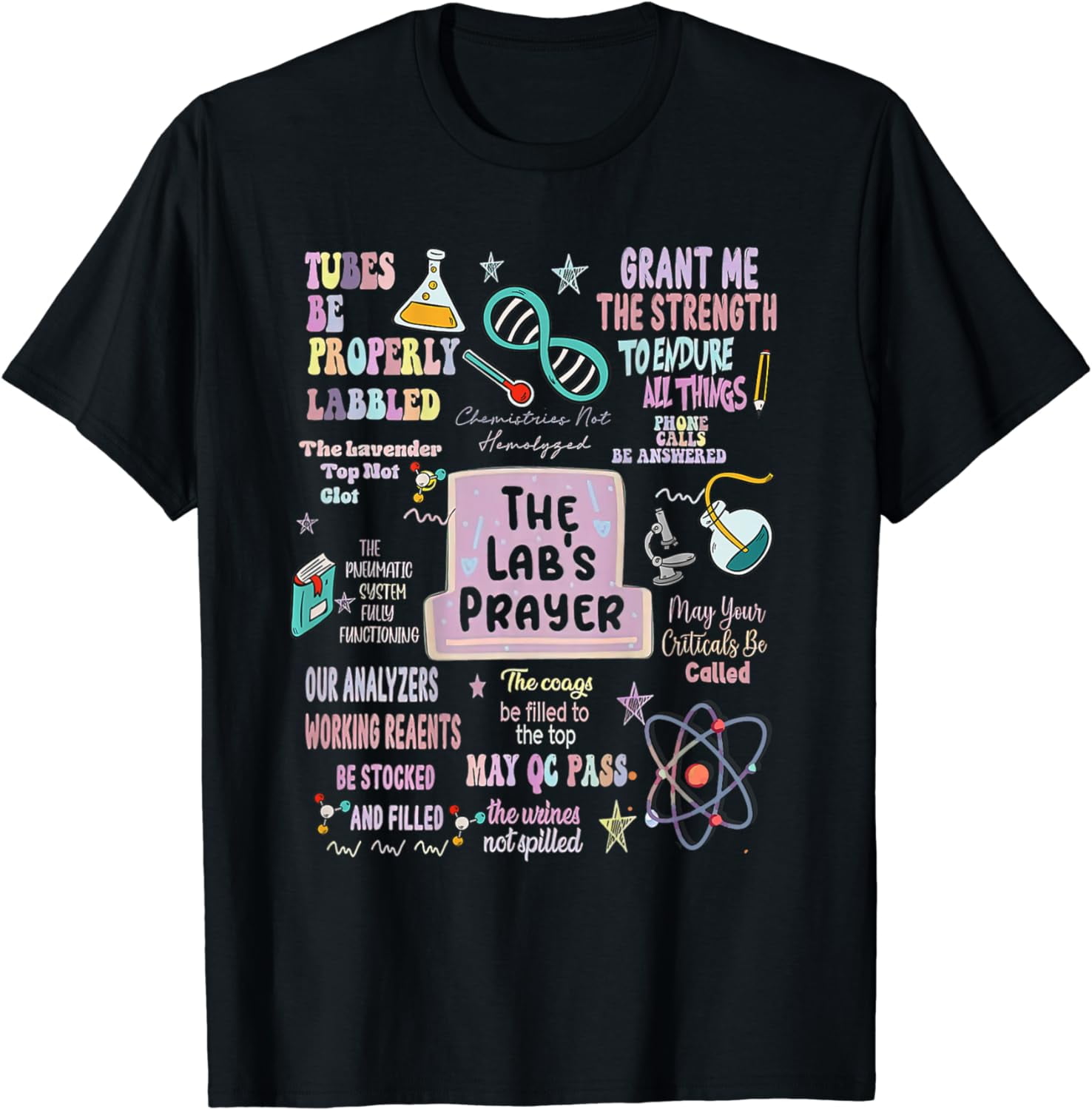The Lab's Prayer Medical Laboratory Scientist Lab Week 2024 T-Shirt ...