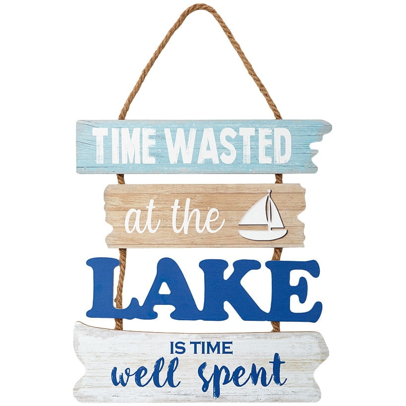The Lake Decor - Sailboat Sign - Walmart.com