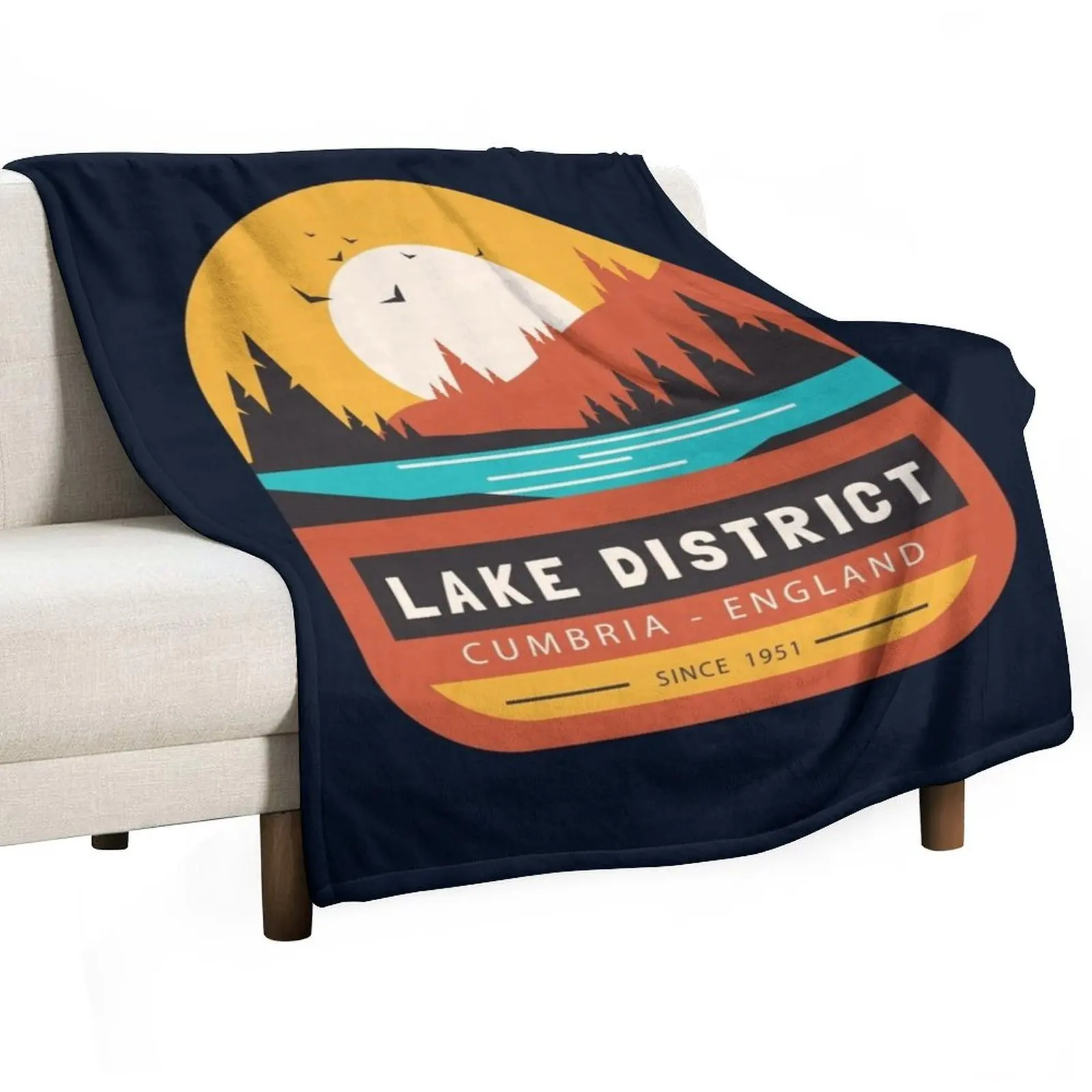 The Lake District - Cumbria England Throw Blanket for babies Travel ...