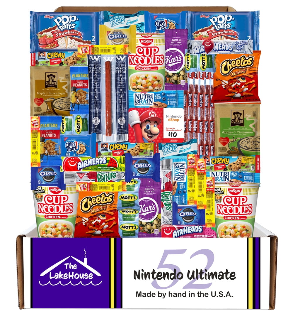 The LakeHouse Ultimate (52 Count) Student College Care Package with ...