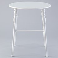 24 Inch Modern Round Dining Table for 2-4 People with MDF Top and ...