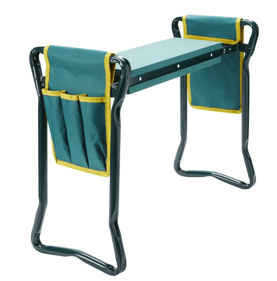 The Lakeside Collection Garden Planting Bench with Green Tool Organizer ...