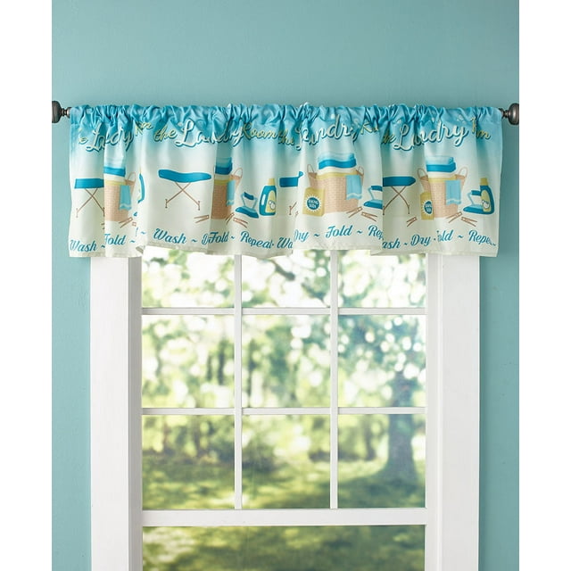 The Lakeside Collection Laundry Room Valance - Walmart.com