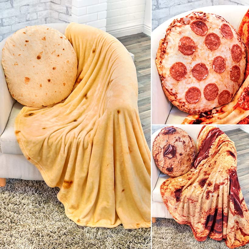The Lakeside Collection Modern Pizza Pattern Polyester Decorative ...