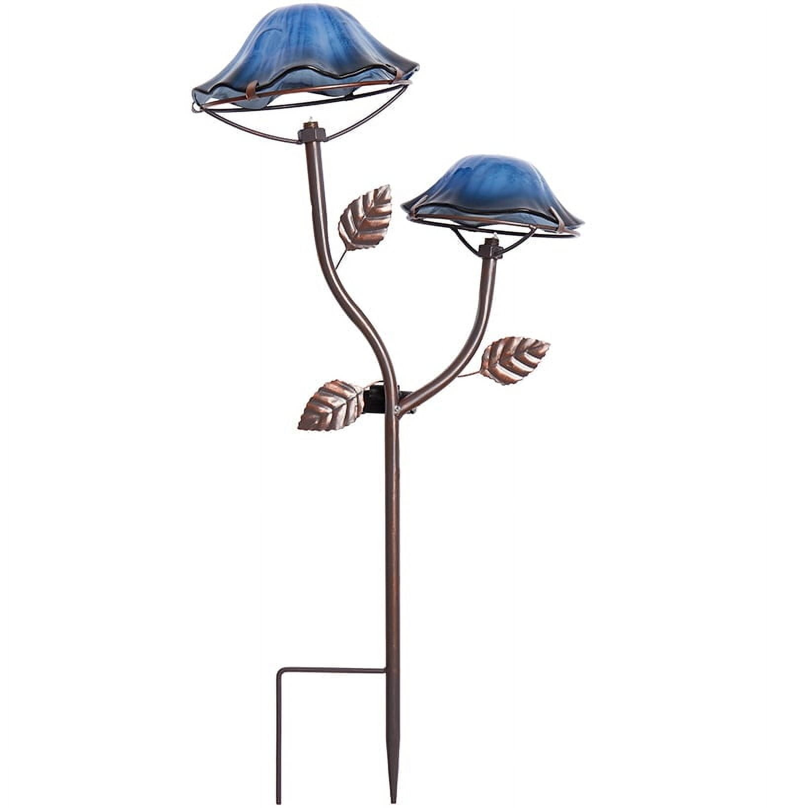 The Lakeside Collection Solar Blue LED Landscape & Walkway Light ...