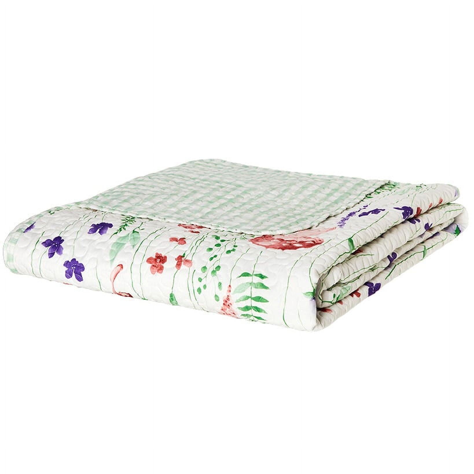 The Lakeside Collection Stella Mushroom Quilt Ensemble - Full/Queen ...