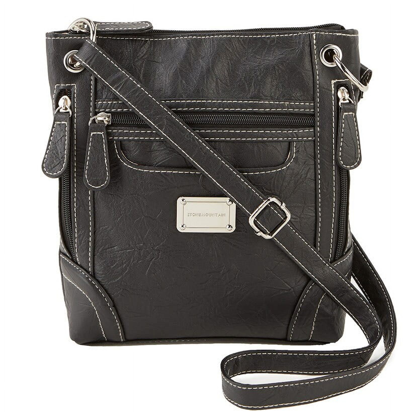 The Lakeside Collection Women's Stone Mountain Large Crossbody Bag ...