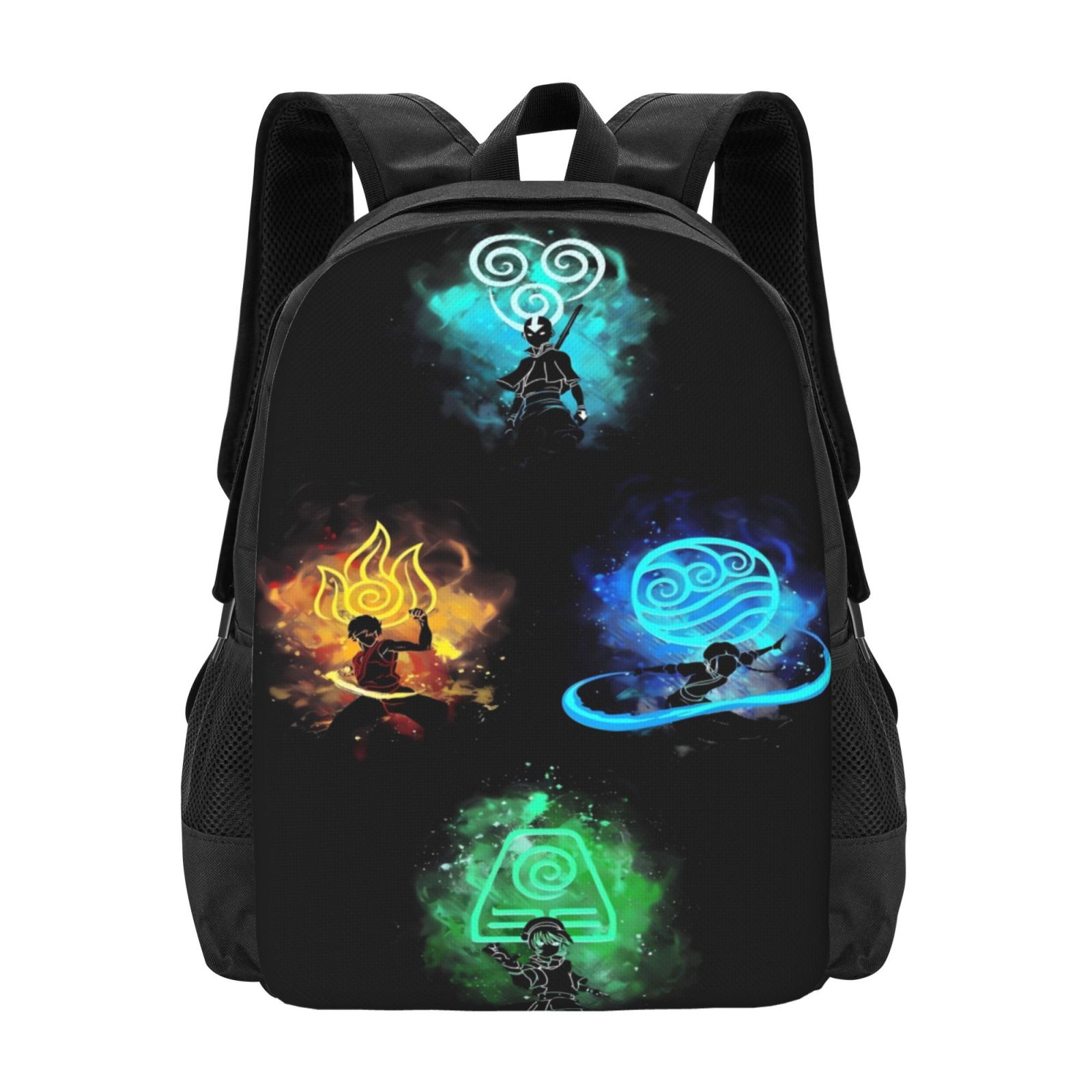 The Last Airbender Fans Backpack Girls Boys Teenagers Travel Campus ...