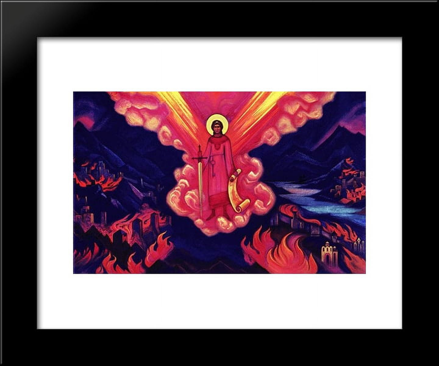 The Last Angel 20x24 Framed Art Print by Nicholas Roerich - Walmart.com