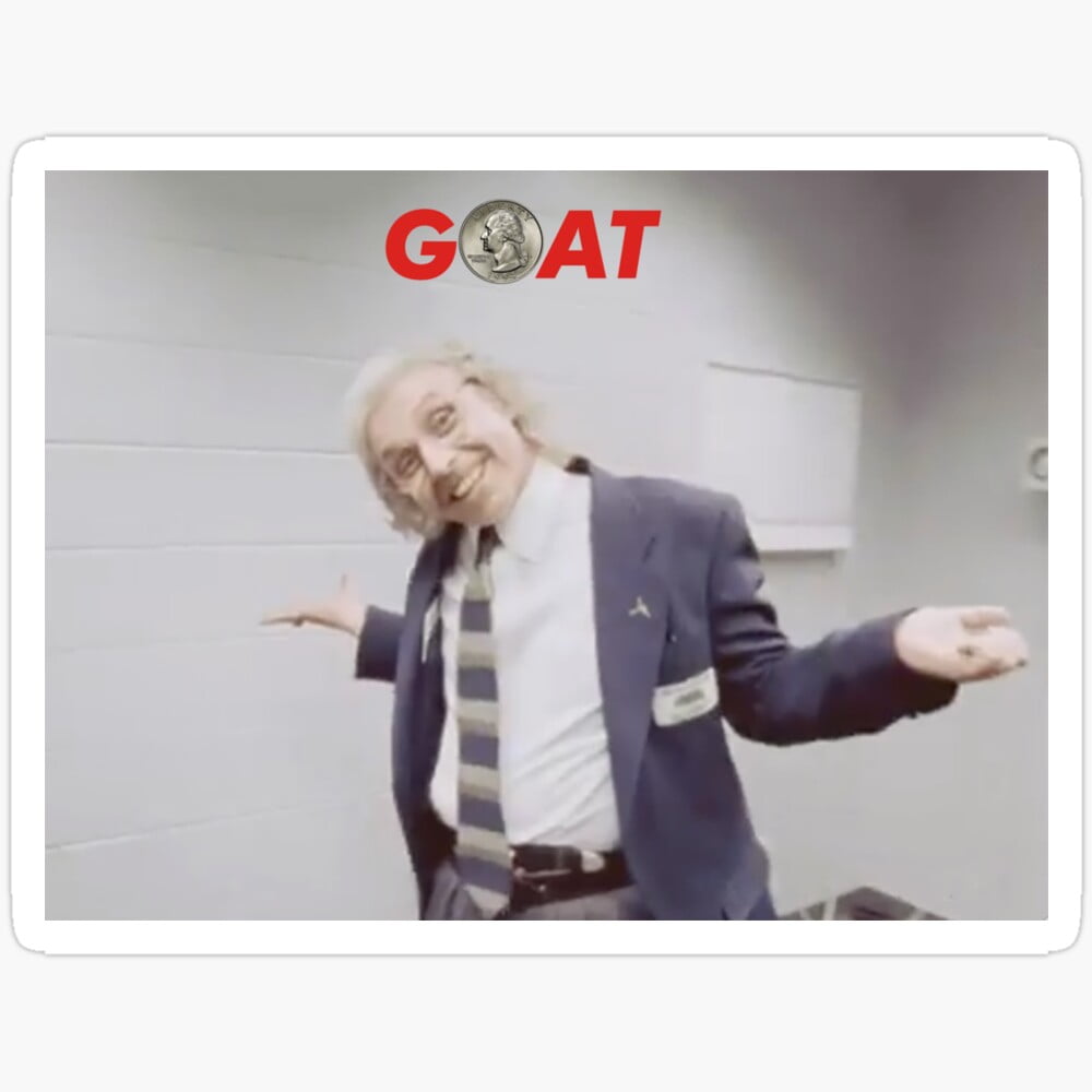 The Last Dance Coin Guy Goat Mj Sticker Phone Decal Water Bottle ...