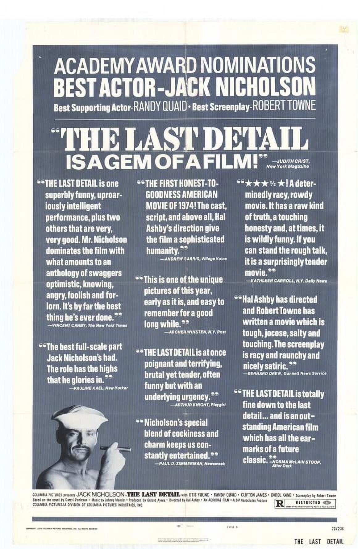 The Last Detail - movie POSTER (Style C) (27" x 40") (1973) - Walmart.com