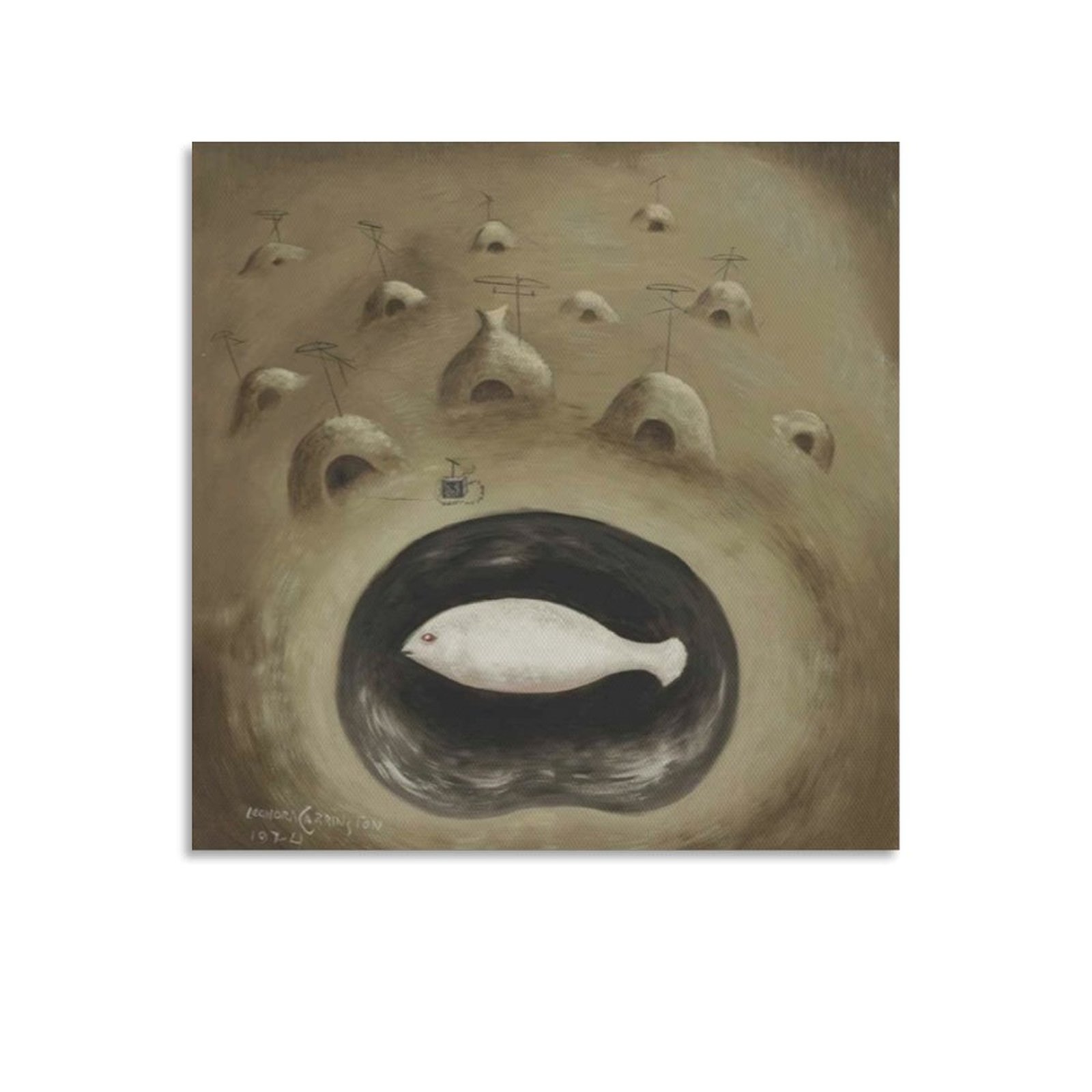 The Last Fish by Leonora Carrington Painting Posters Art Print Wall ...