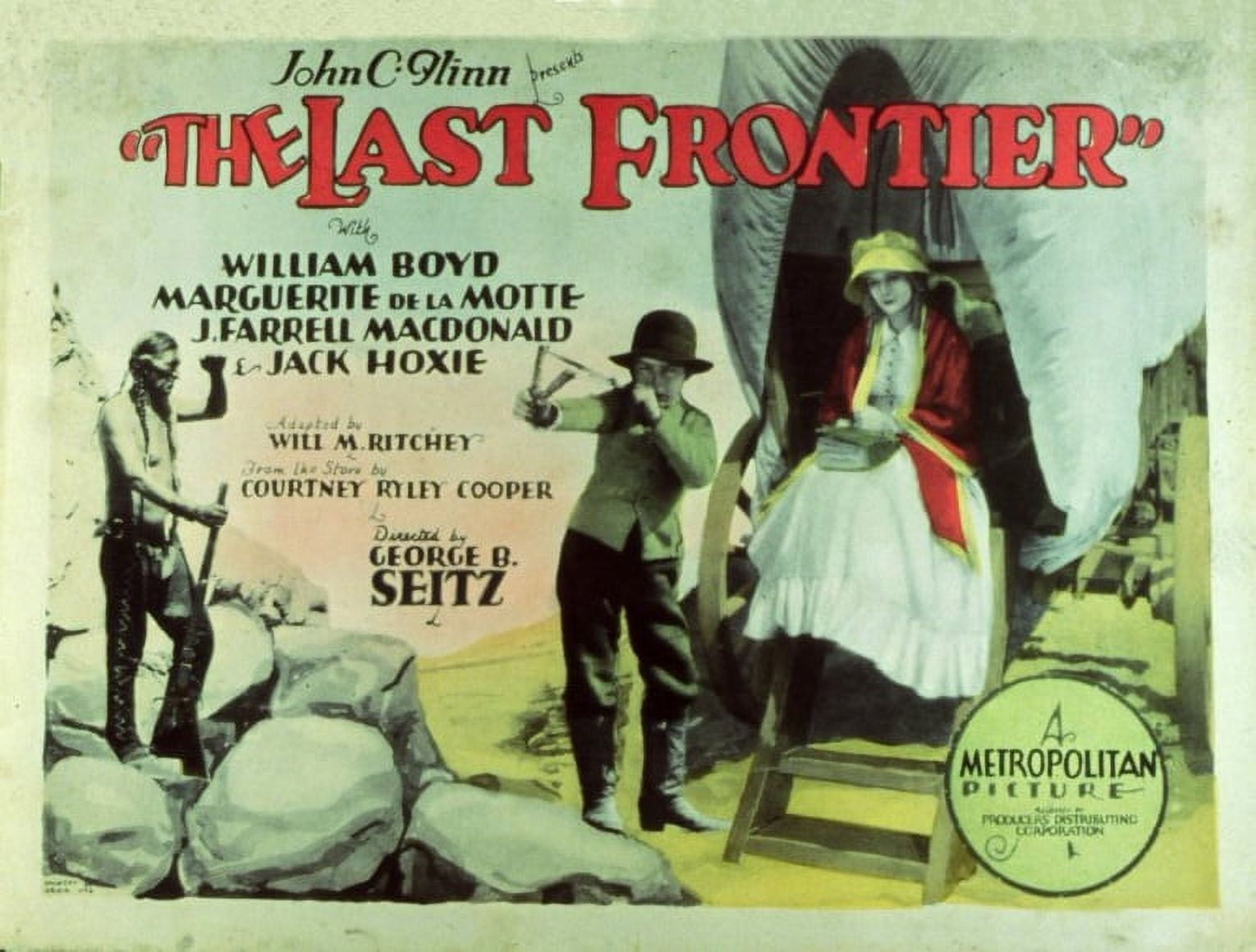 The Last Frontier - movie POSTER (Style B) (11" x 14") (1926) - Walmart.com