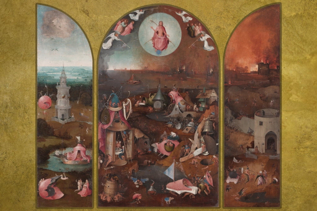 The Last Judgement Hieronymus Bosch Triptych Painting Hieronymus Bosch Print Renaissance ...