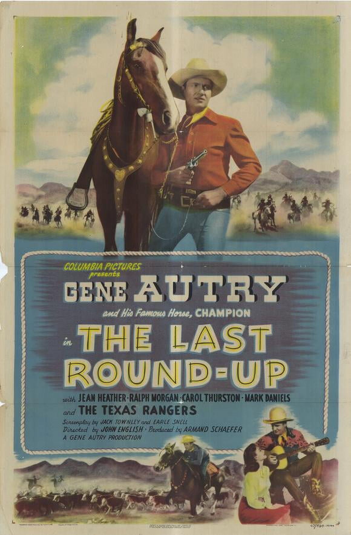 The Last Round-Up - movie POSTER (Style A) (11" x 17") (1947) - Walmart.com