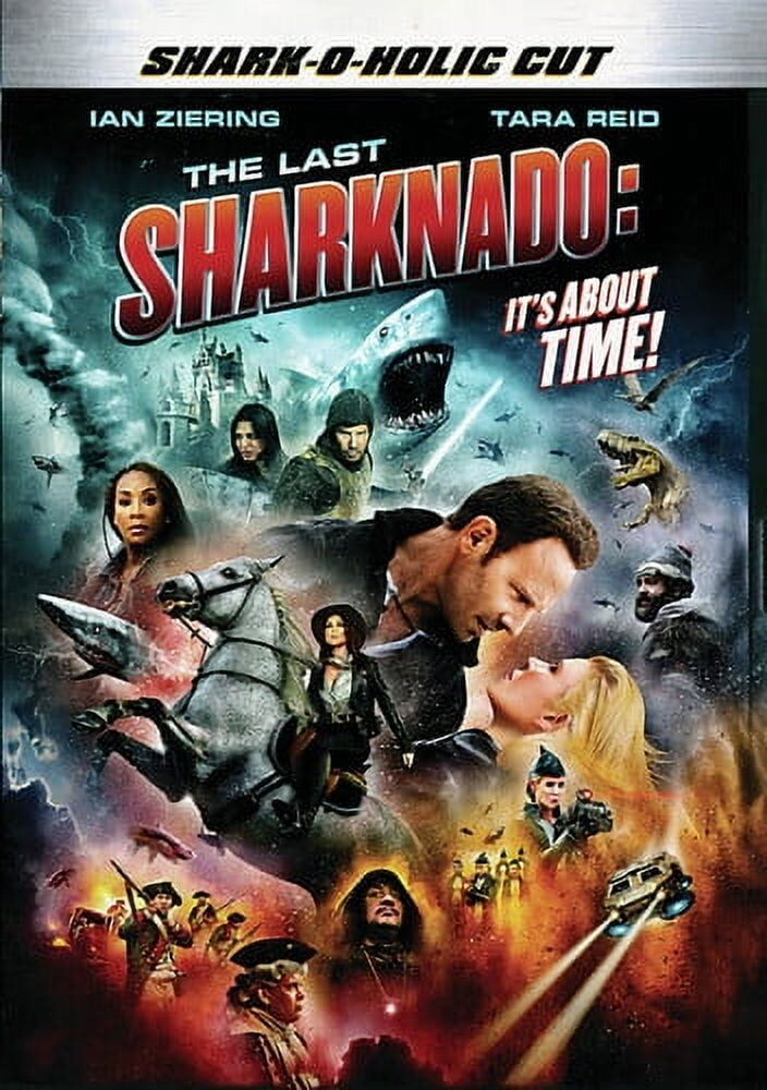 The Last Sharknado: It's About Time (DVD), Cineverse, Action ...