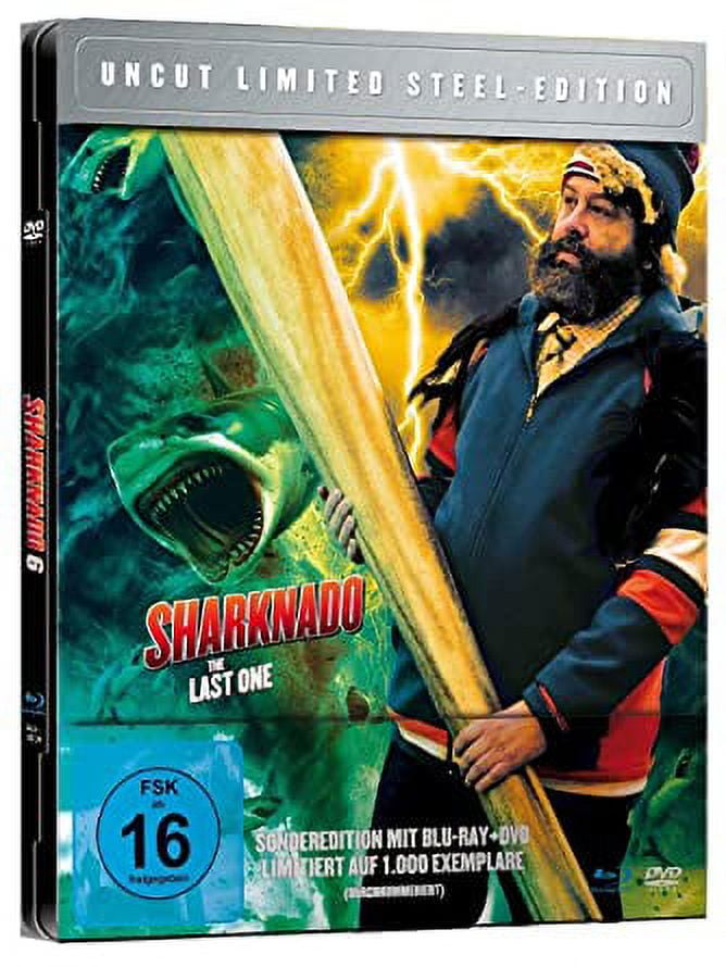 The Last Sharknado: It's About Time (Steelbook Edition) (Blu-Ray & DVD ...