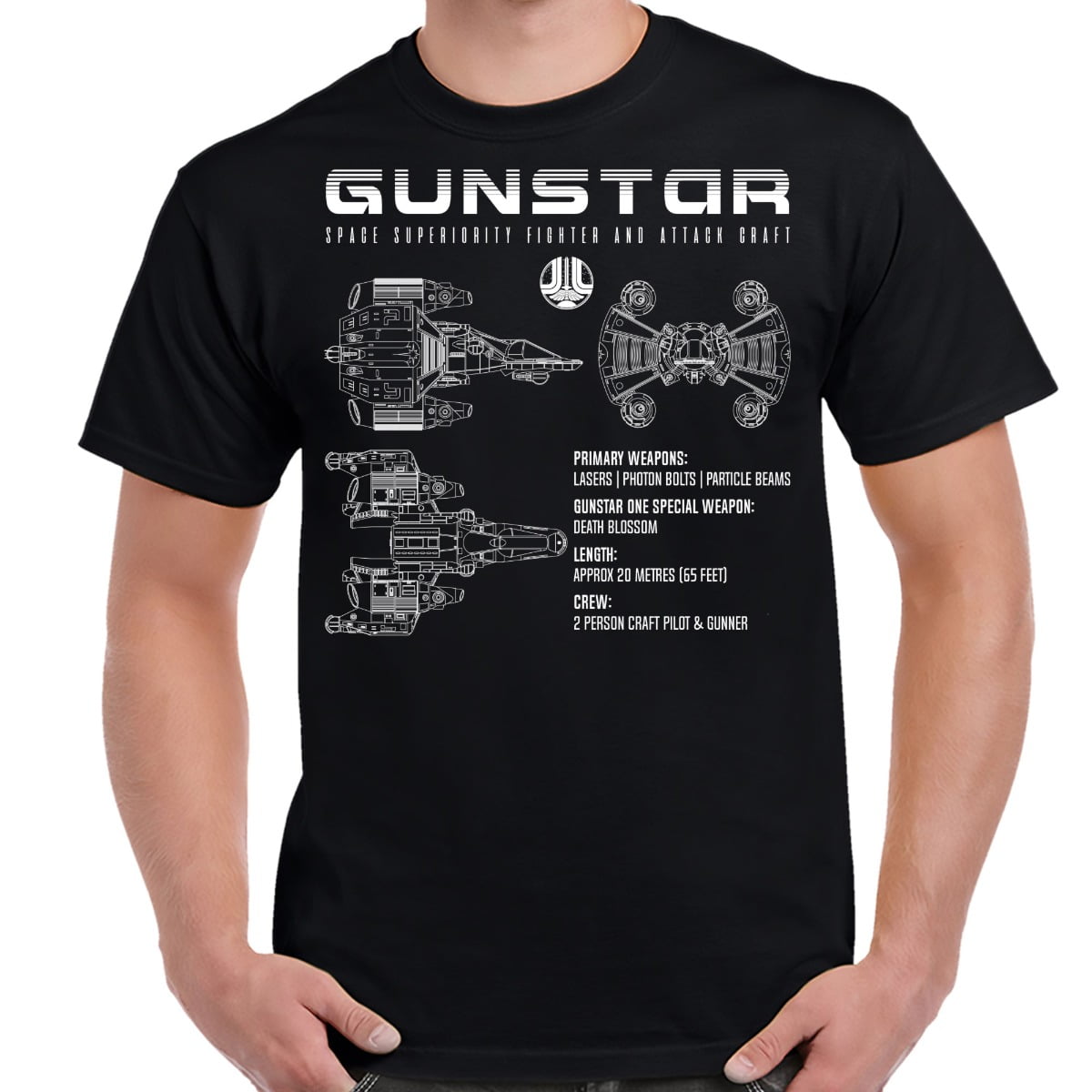 The Last Starfighter Gunstar Schematic Shirt-XXXXL - Walmart.com