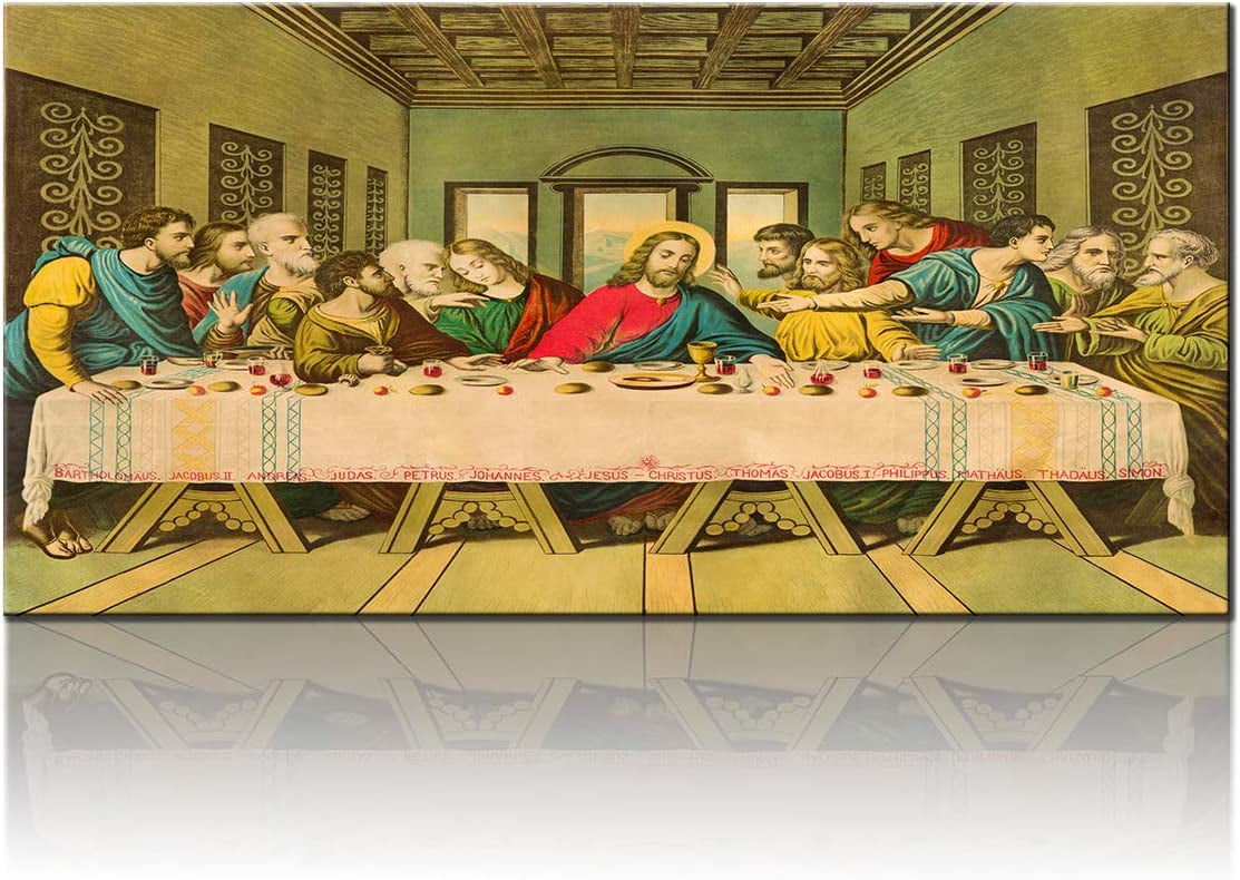 The Last Supper, Jesus Christ 3D Poster Wall Art Decor Unframed Print ...