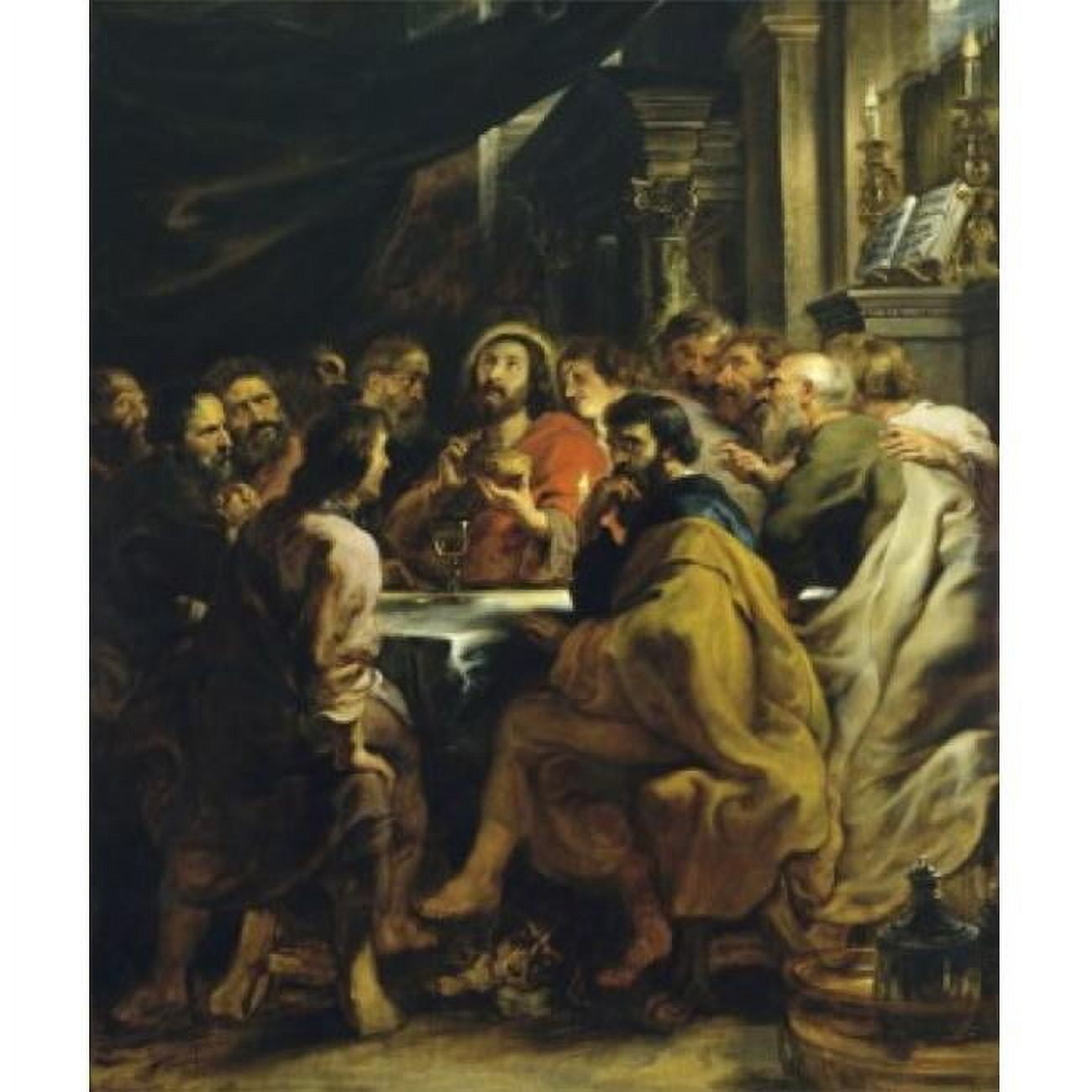 The Last Supper Peter Paul Rubens 1577-1640 Flemish Pinacoteca di Brera ...