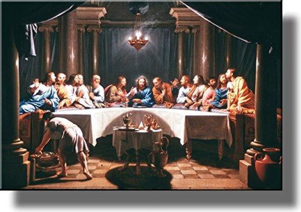 The Last Supper by Champaigne Picture on Stretched Canvas, Wall Art ...