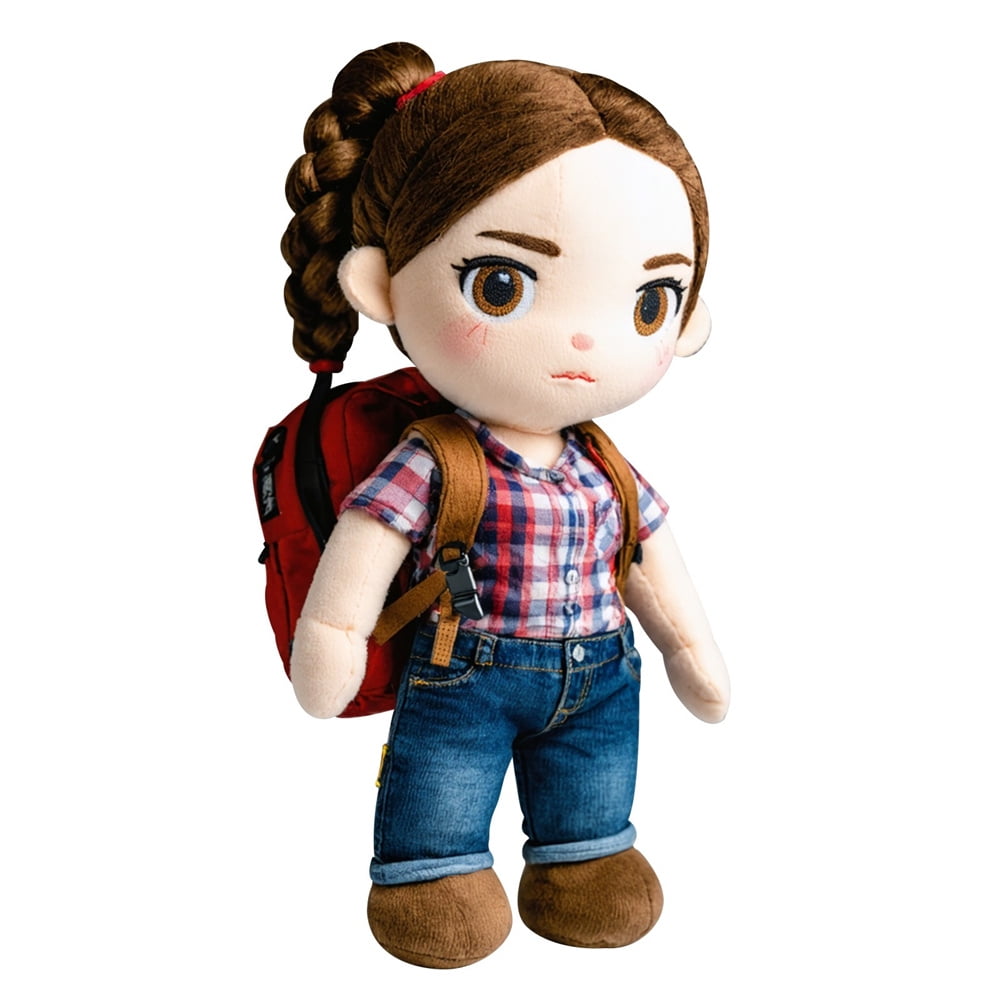 The Last of Us Adventure Ready Plush Doll with Backpack Soft and ...
