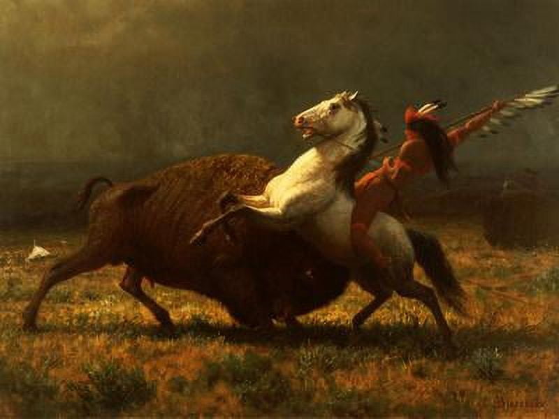 The Last of the Buffalo, C.1888, Animals World Culture Unframed Premium ...