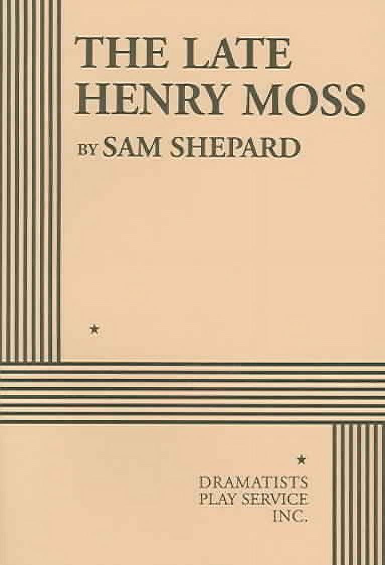 The Late Henry Moss - Acting Edition - Walmart.com