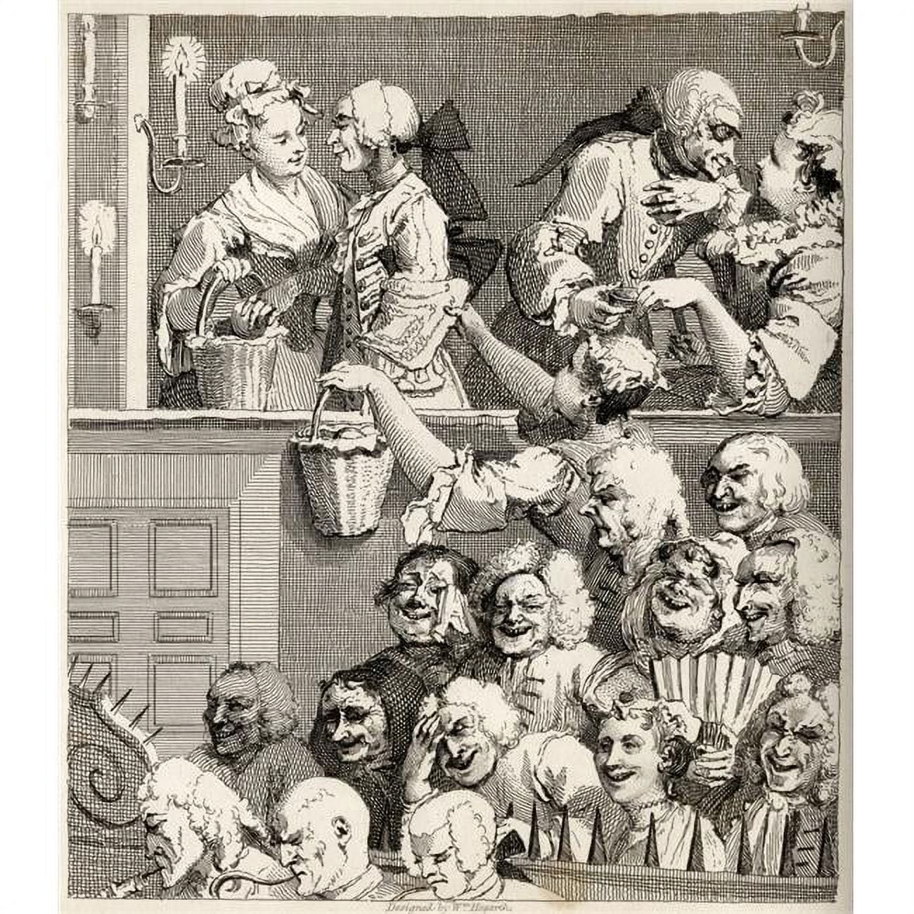 The Laughing Audience From the Original Design by Hogarth From the ...