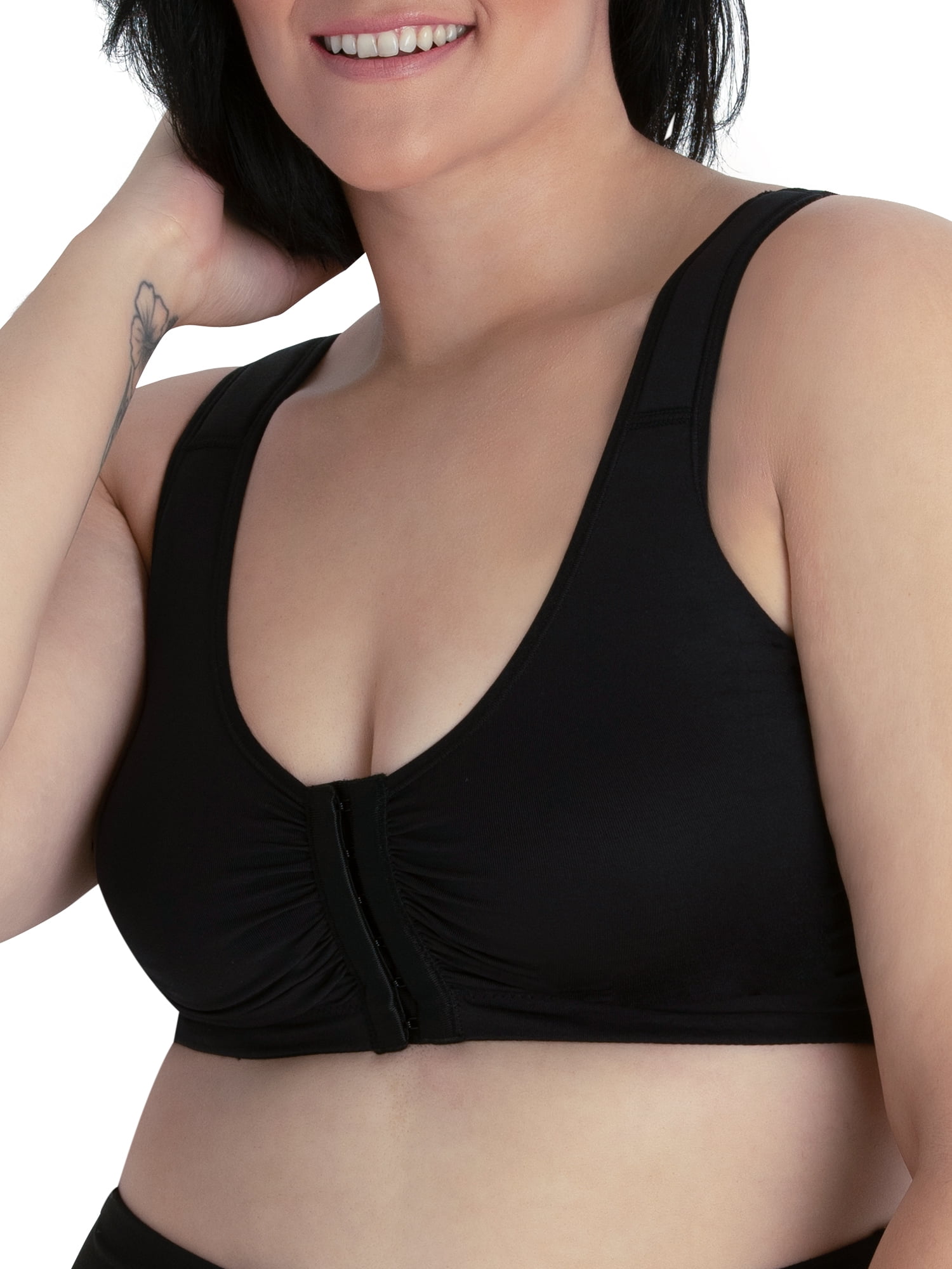 The Laurel - Seamless Comfort Front-Closure Bra - Walmart.com
