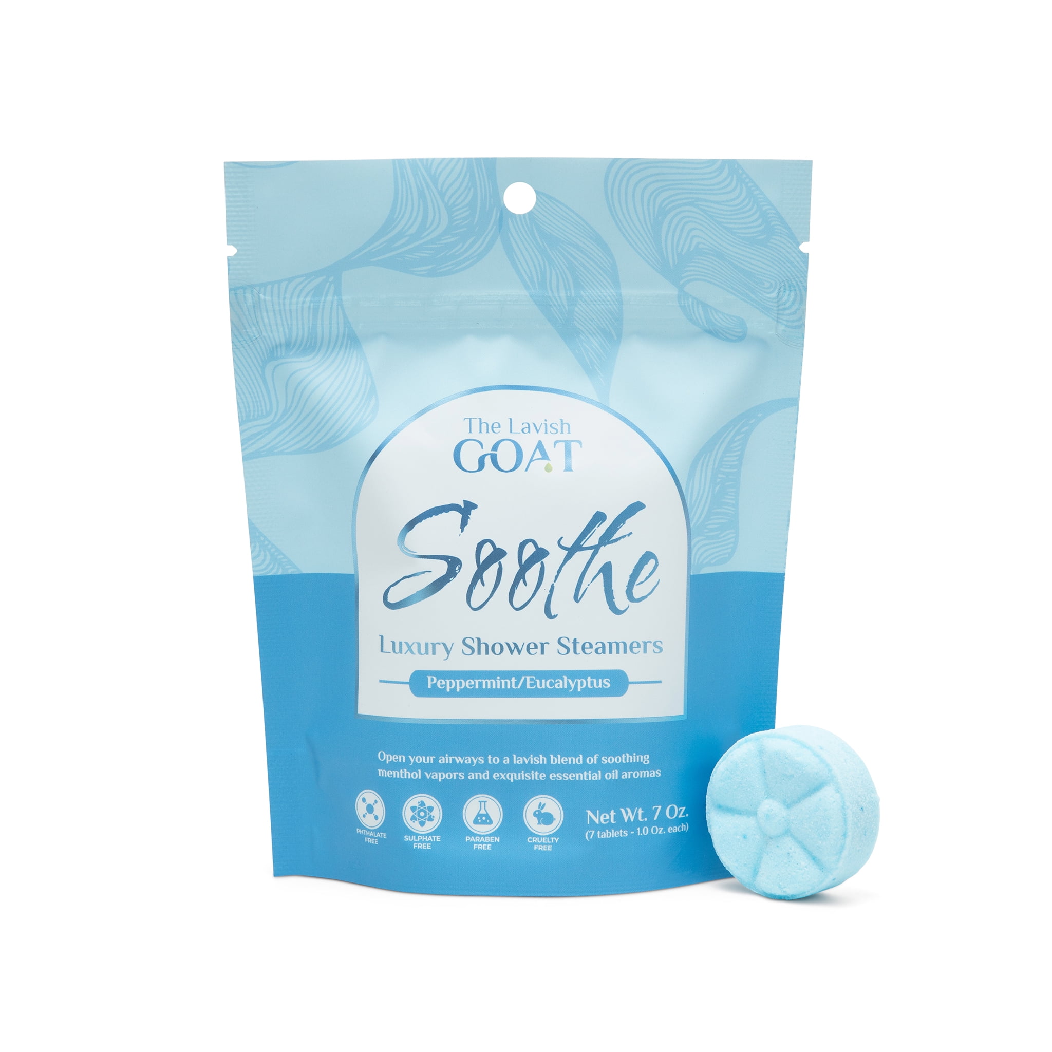 The Lavish Goat Soothe Shower Steamers, Aromatherapy Tablets with ...
