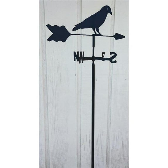 The Lazy Scroll Crow Garden Mount Weathervane - Walmart.com