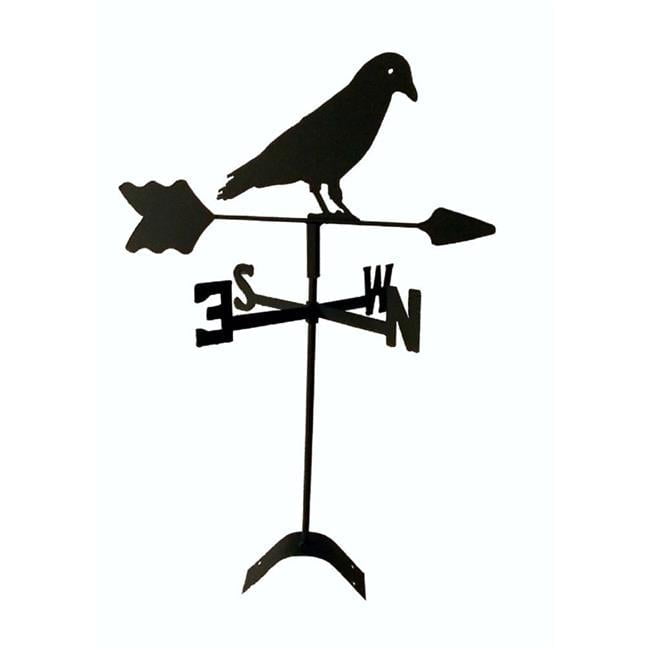 The Lazy Scroll Crow Roof Mount Weathervane, Black - Walmart.com