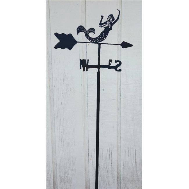 The Lazy Scroll Mermaid Garden Mount Weathervane - Walmart.com
